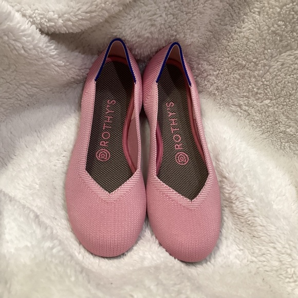 Rothy's | Shoes | Rothys The Flat Begonia Pink Knit Fabric Slip On ...